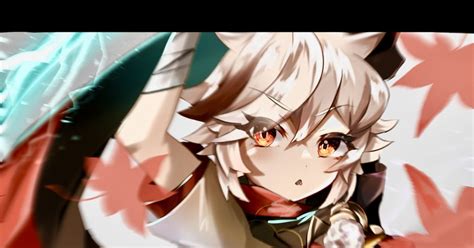 Fanart Shota Genshin Impact 楓原万葉 Pixiv