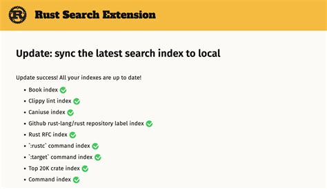 How Rust Search Extension Indexes Top 20k Crates