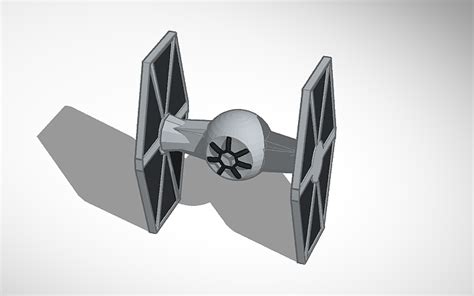 3d Design Star Wars T Fighter Tinkercad