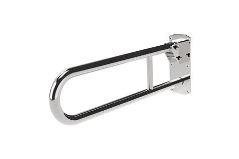 Hinged Lift And Lock Support Rail Stainless Steel
