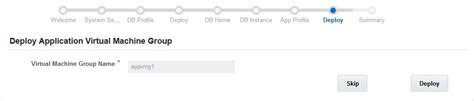 Create An Application Virtual Machine Group Oracle® Minicluster S7 2