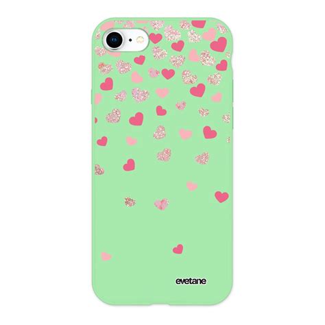 10 Sur Coque Pour IPhone 7 8 IPhone SE 2020 Silicone Liquide Douce