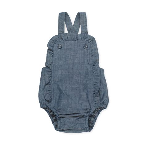 Organic Ruffle Sunsuit Hope And Henry