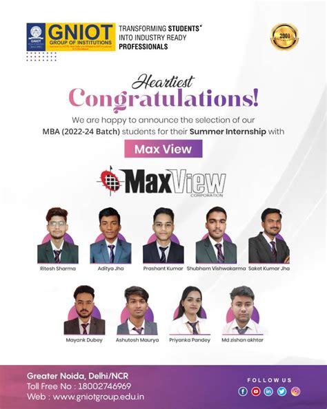 Greater Noida Institute Of Technologygniot On Linkedin Gniot Mba