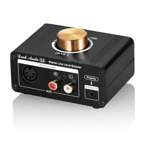 Mini Stereo Line Level Booster Amplifier Audio Preamp 20db Gain Volume