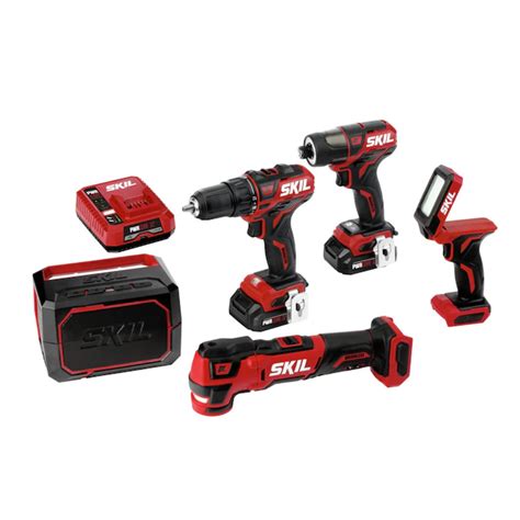 Skil Cb736801 Pwr Core 12 5 Tool 12 Volt Brushless Power Tool Combo Kit