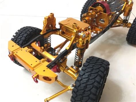 High End Fully Alloy CNC Metal SCX ROCK CRAWLER Scale Rc Truck