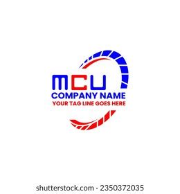 Mcu Letter Logo Creative Design Vector Stock Vector Royalty Free 2350372035 Shutterstock
