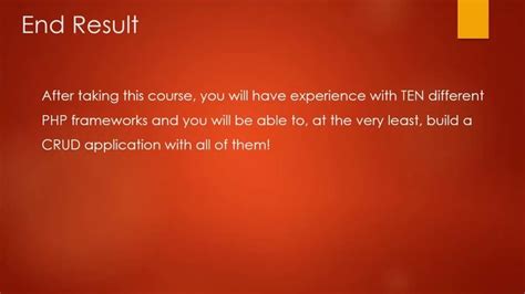 Learn Top 10 Php Frameworks Framework Learning Howto