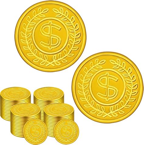 100 Count Plastic Gold Coins Set Pirate Treasure Philippines Ubuy