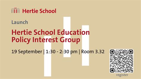 Launch Of The Hertie Education Policy Interest Group Hertie School Connect