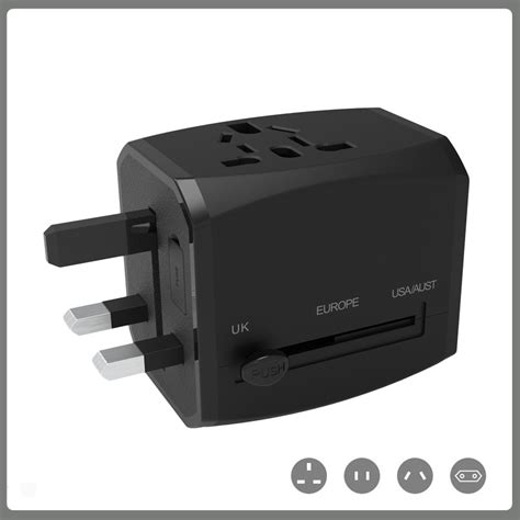 Universal Travel International Power Plug Adapter Grandado