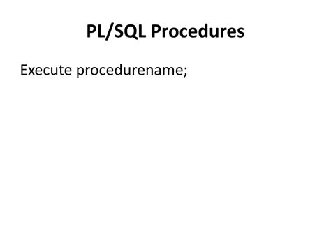 Ppt Oracle Plsql Powerpoint Presentation Free Download Id6932795