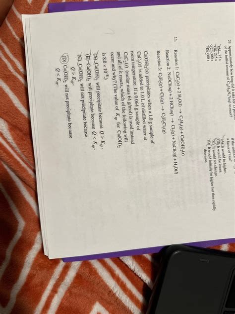 Equilibrium Hw R Chemhelp