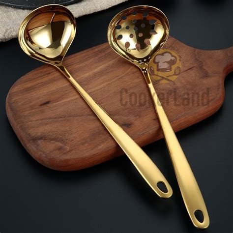 Ready Stock Stainless Steel SUS Multi Purpose Kitchen Tools Soup Spoon Soup Ladle Soup