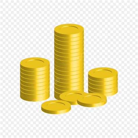 簡單的黃金遊戲貨幣卡通 堆疊 簡單 黃金向量圖案素材免費下載，png，eps和ai素材下載 Pngtree