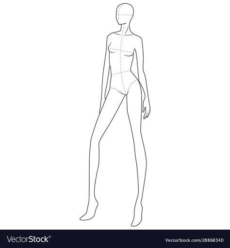 Как рисовать силуэт для дизайна одежды 94 фото