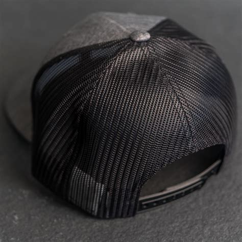 Personalized Performance Trucker Hat Leather Patch Performance Style