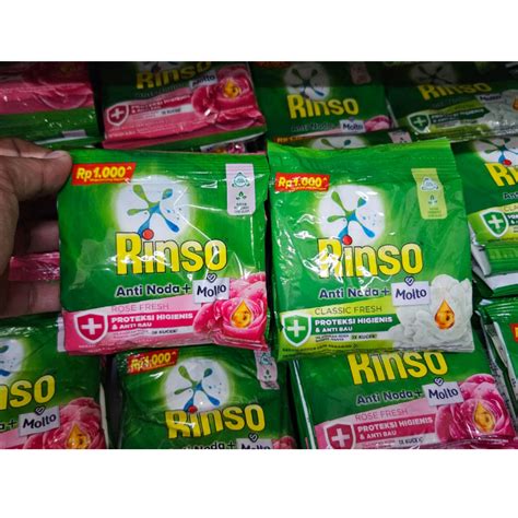 Jual Pk Rtg 6s Rinso Pk Powder Rinso Anti Noda Molto Isi 6 Sachet