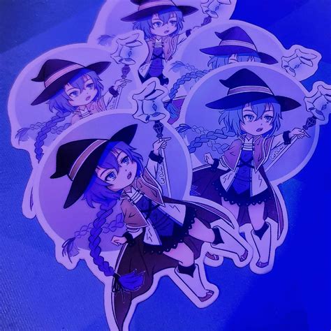 Bf Got Me Some Cute Roxy Stickers Of Off Etsy The Seller Even Sent 3 Extra 😊 R Mushokutensei