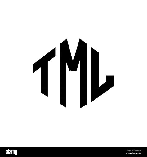 Tml Letter Logo Design With Polygon Shape Tml Polygon And Cube Shape