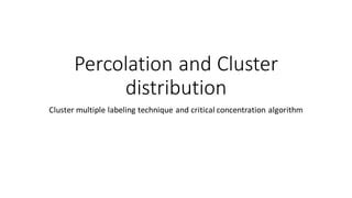 Percolation Pdf