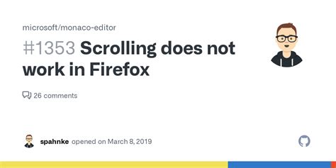 Scrolling Does Not Work In Firefox · Issue 1353 · Microsoftmonaco