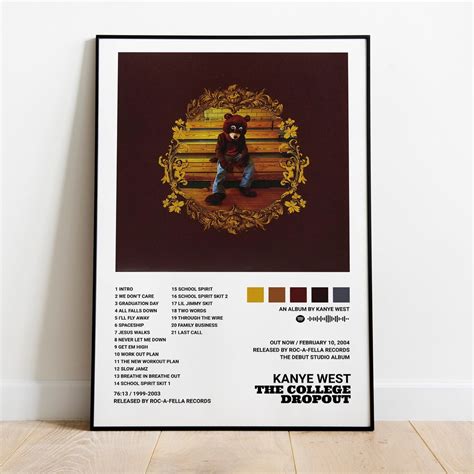 Kanye West Poster The College Dropout Poster Sold By Carmen Rodriguez