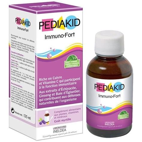 Pediakid (Педиакид) Сироп имунофорт за деца, с аромат на екстракт от ...