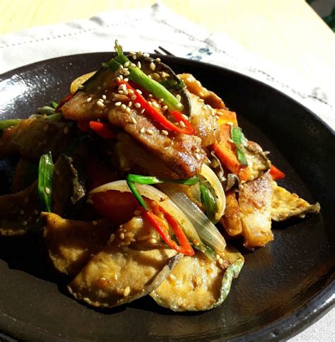 호박고지 돼지고기 볶음~ 별미 요리