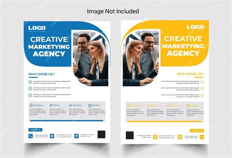 기업 비즈니스 다목적 전단지 디자인 및 브로셔 템플릿 표지 디자인 프리미엄 벡터