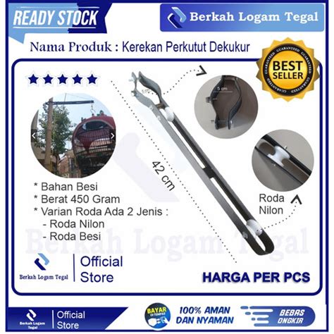 Jual KATROL KEREKAN BESI SANGKAR KANDANG BURUNG PERKUTUT BENDERA Kab