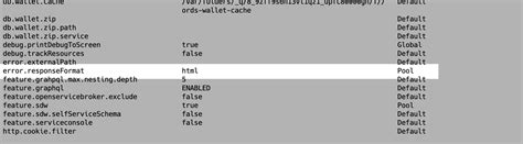Ords Configuration Options About Error Responses Follow The Coffee