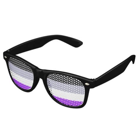 Falln Asexual Pride Flag Retro Sunglasses Zazzle