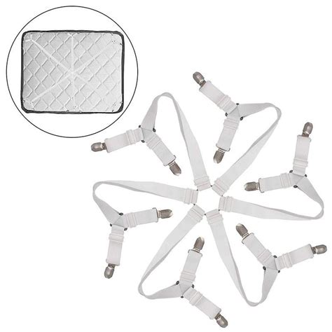 PC Bed Sheet Holder Straps Sheet Keepers Straps Bedsheet Holders Suspenders Mattress Cover