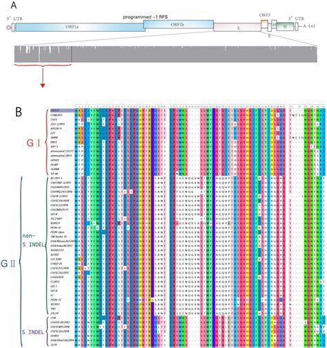 A The Amino Acid Sequence Differences Of S Proteins Of Different Pedv
