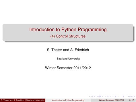 Python Control Structures Loops And Conditionals