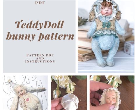 Teddy Doll Bunny Pattern In Pdf For Wing Teddy Teddy Doll For Mothers Day Ts
