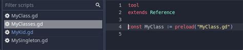 Problem With Extending Singleton Declared Classes In Godot 3 2 4 Rc5