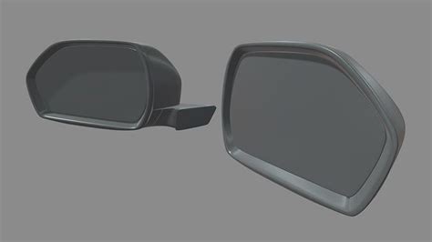 3d Model Car Mirror 07 Vr Ar Low Poly Cgtrader