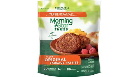 Morningstar Farms Incogmeato Vegan Original Plant Based Breakfast Sausage Patties 8 Oz