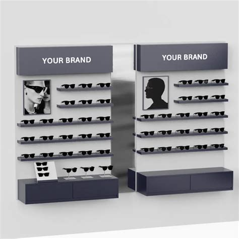 Wall Mounted Sunglass Display Holder Eyewear Store Spectacle Shop