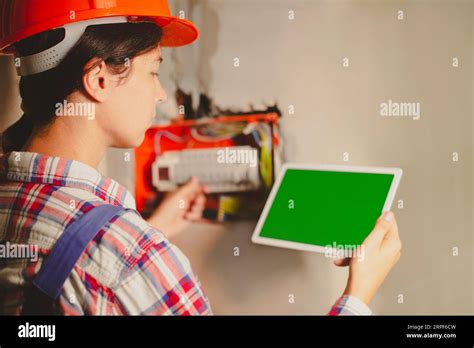 Electrical Inspection Of Automatic Switches And Fuse Box In New