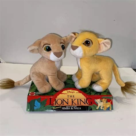 Vintage Original Disney Simba And Nala Kissing Toys From The Lion King