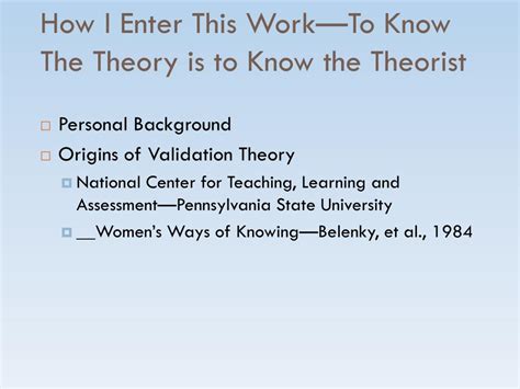 Ppt Validation And Student Success Powerpoint Presentation Free