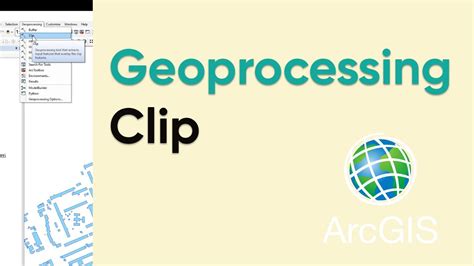 Arcgis Geoprocessing Menu Clip Youtube