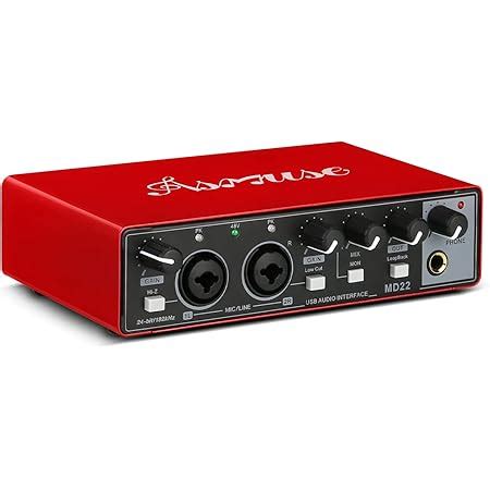 Asmuse USB Audio Interface 196kHz Professionelle Soundkarte