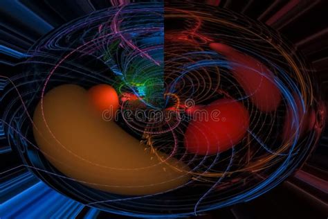 Abstract Digital Fractal Surreal Sparkle Flame Concept Explosion Imagination Fantasy Shape