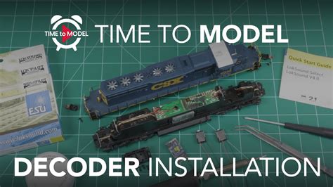 Time To Model Installing A Lokpilot Dcc Decoder Youtube