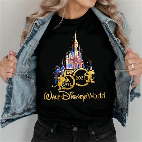 Walt Disneyworld 50th Anniversary T Shirt 1971 2021 Dw 50th Etsy